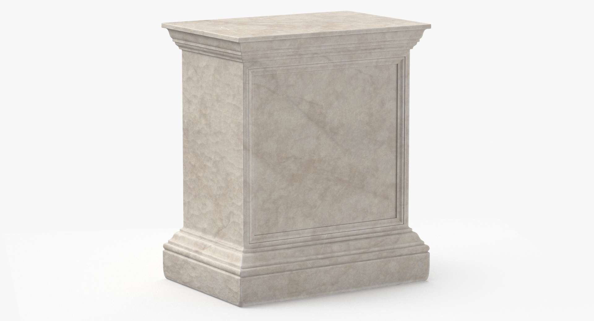 3D Roman Statue Pedestal 03 Model - TurboSquid 2159003