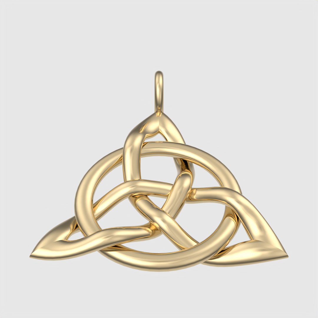 Triskele Pendant With Ancient Slavic Symbolism JDBCo 3D Model ...