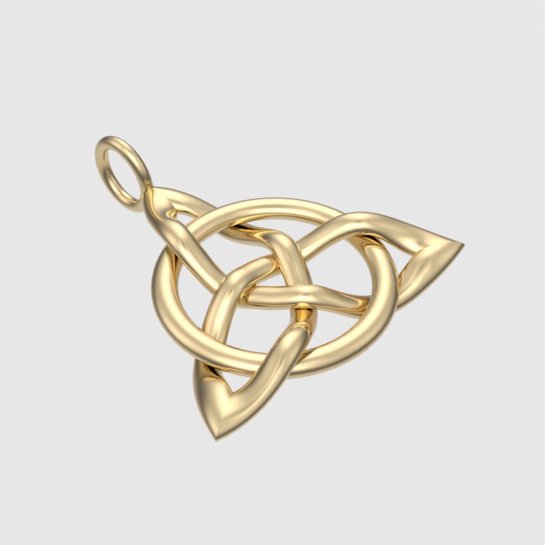 Triskele Pendant With Ancient Slavic Symbolism JDBCo 3D Model ...