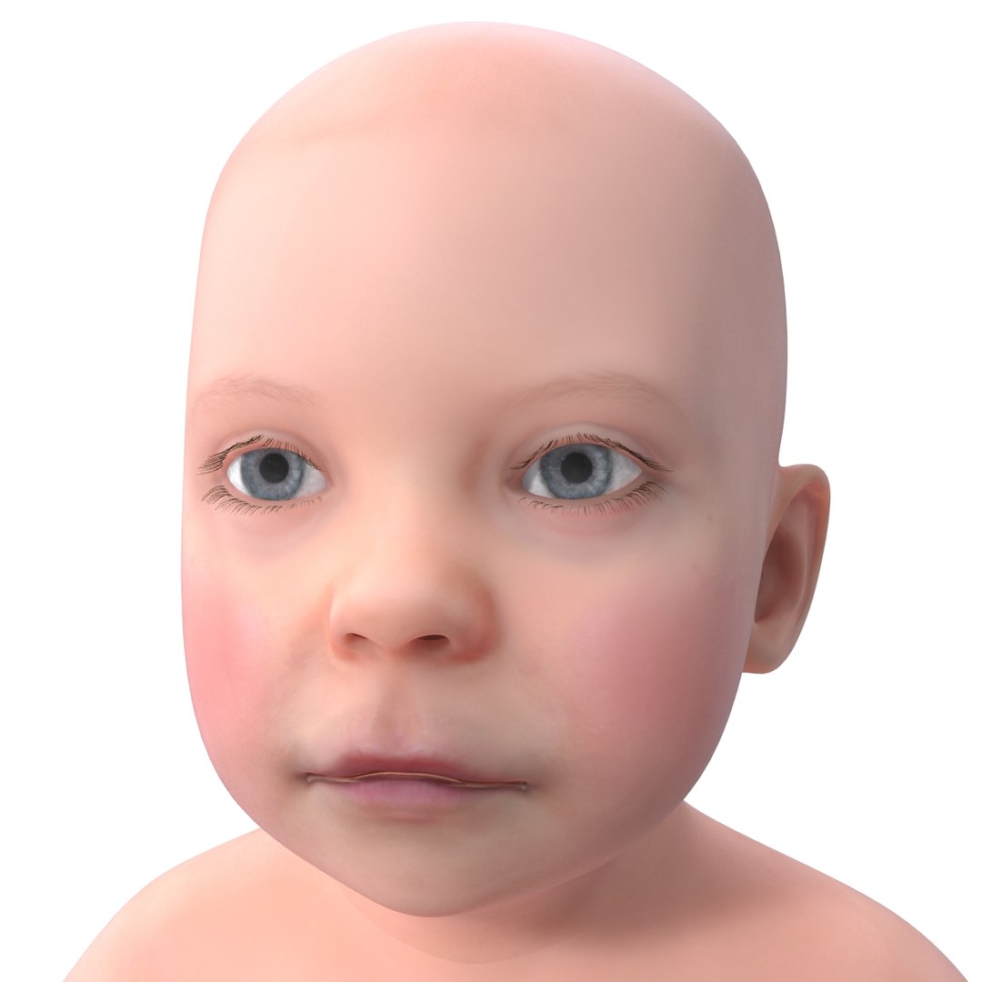 3d model baby 2