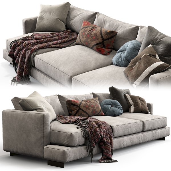 Flexform long island 3D model - TurboSquid 1604074