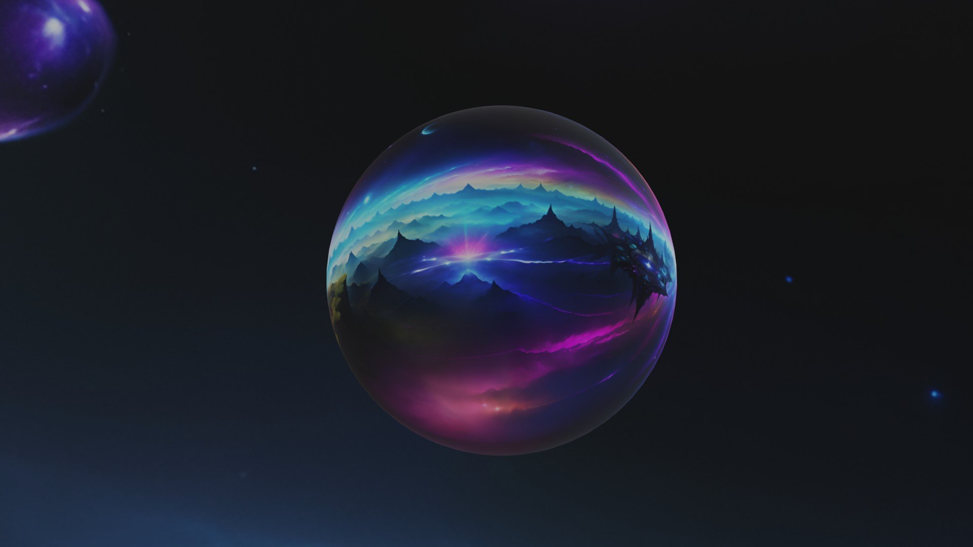 3D Panoramic Sky SET - Celestial Odyssey Environment Sky 05 - 3D mesh ...