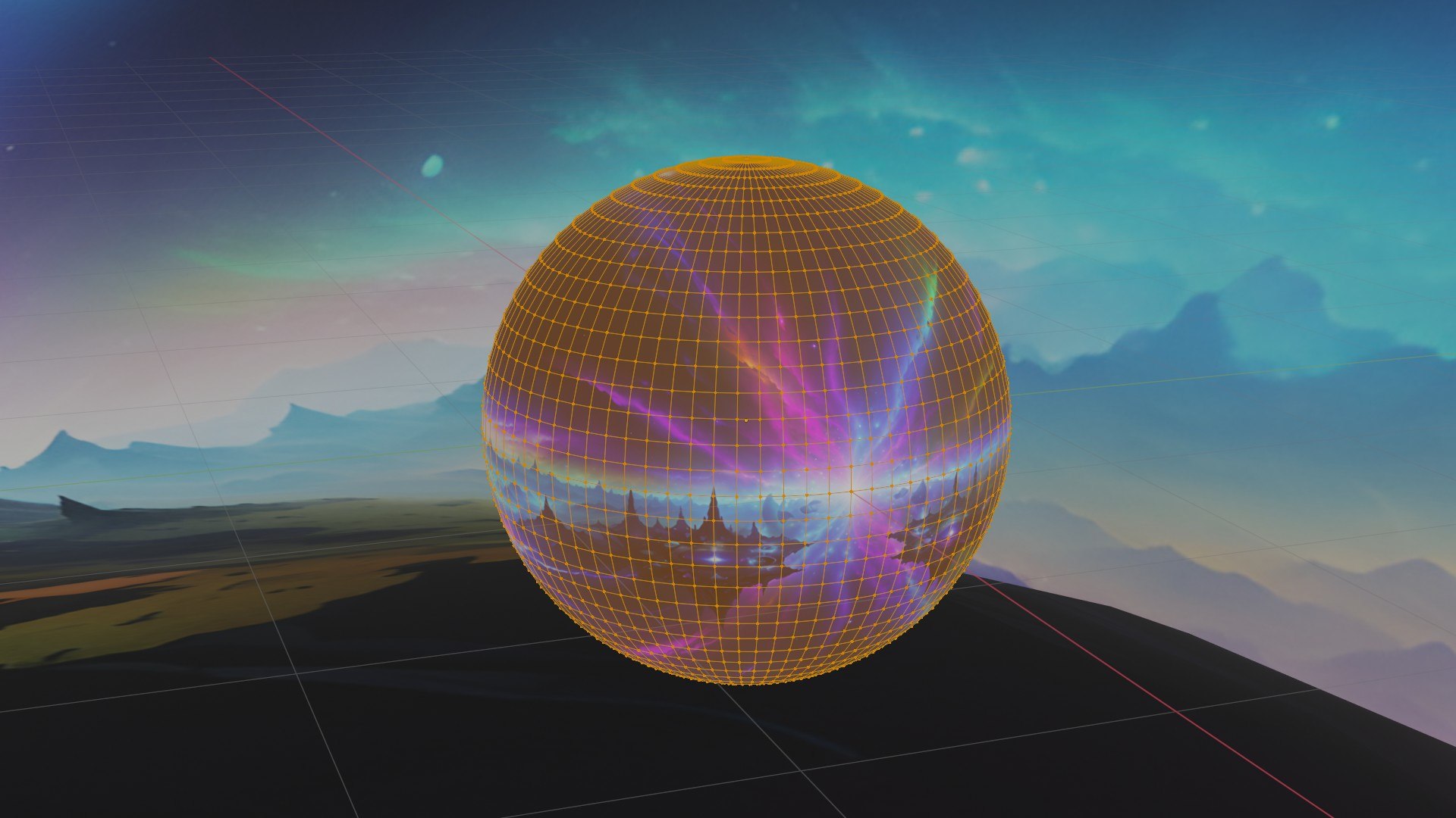 3D Panoramic Sky SET - Celestial Odyssey Environment Sky 05 - 3D mesh ...