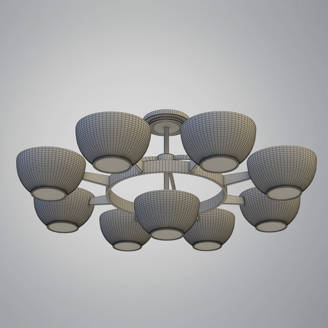3d Model Centauri Chandelier