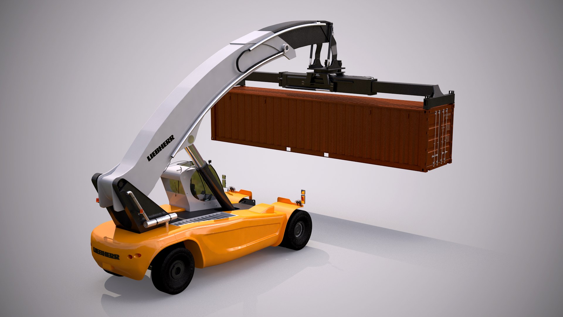 Liebherr Reachstacker Reach 3D Model - TurboSquid 1627295