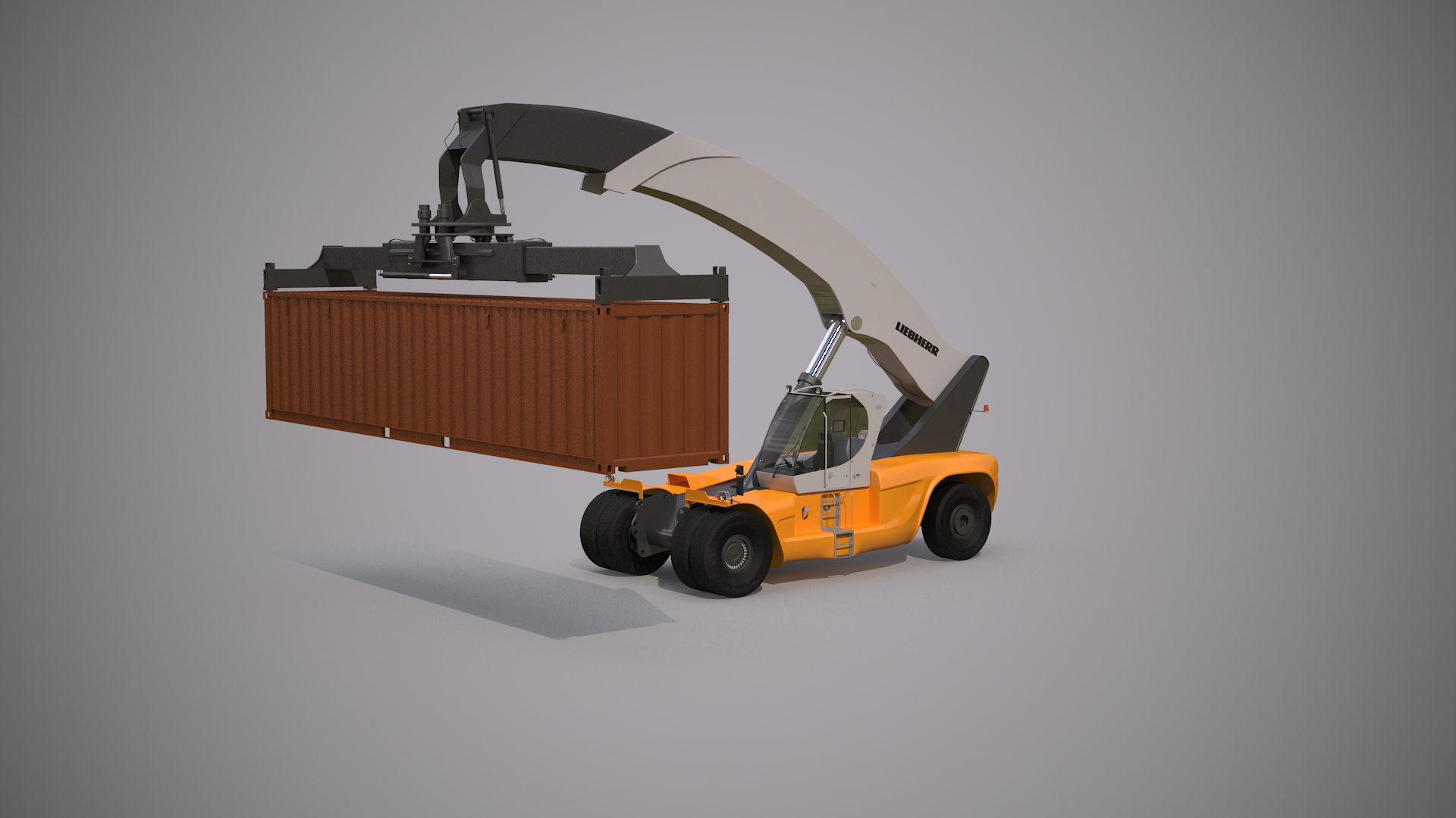Liebherr Reachstacker Reach 3D Model - TurboSquid 1627295
