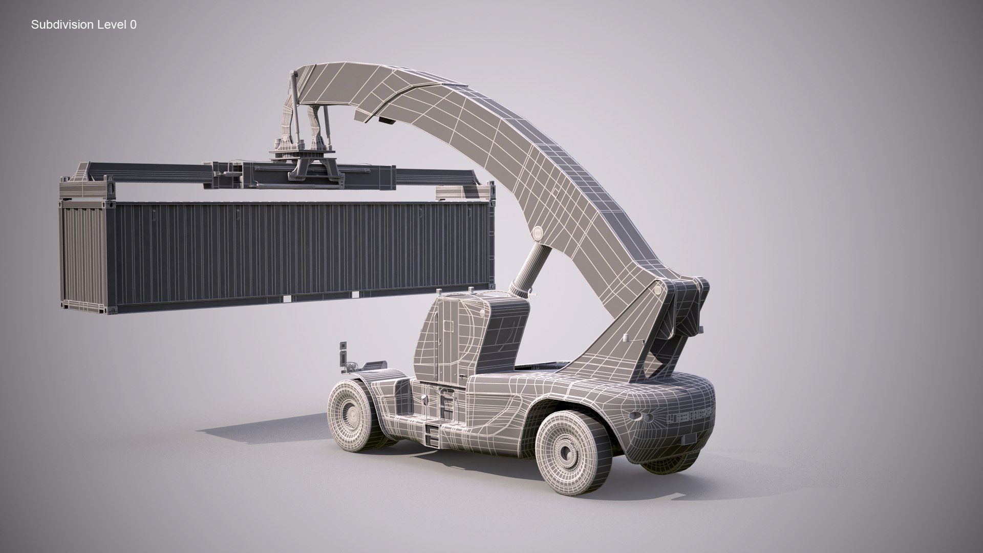 Liebherr Reachstacker Reach 3D Model - TurboSquid 1627295