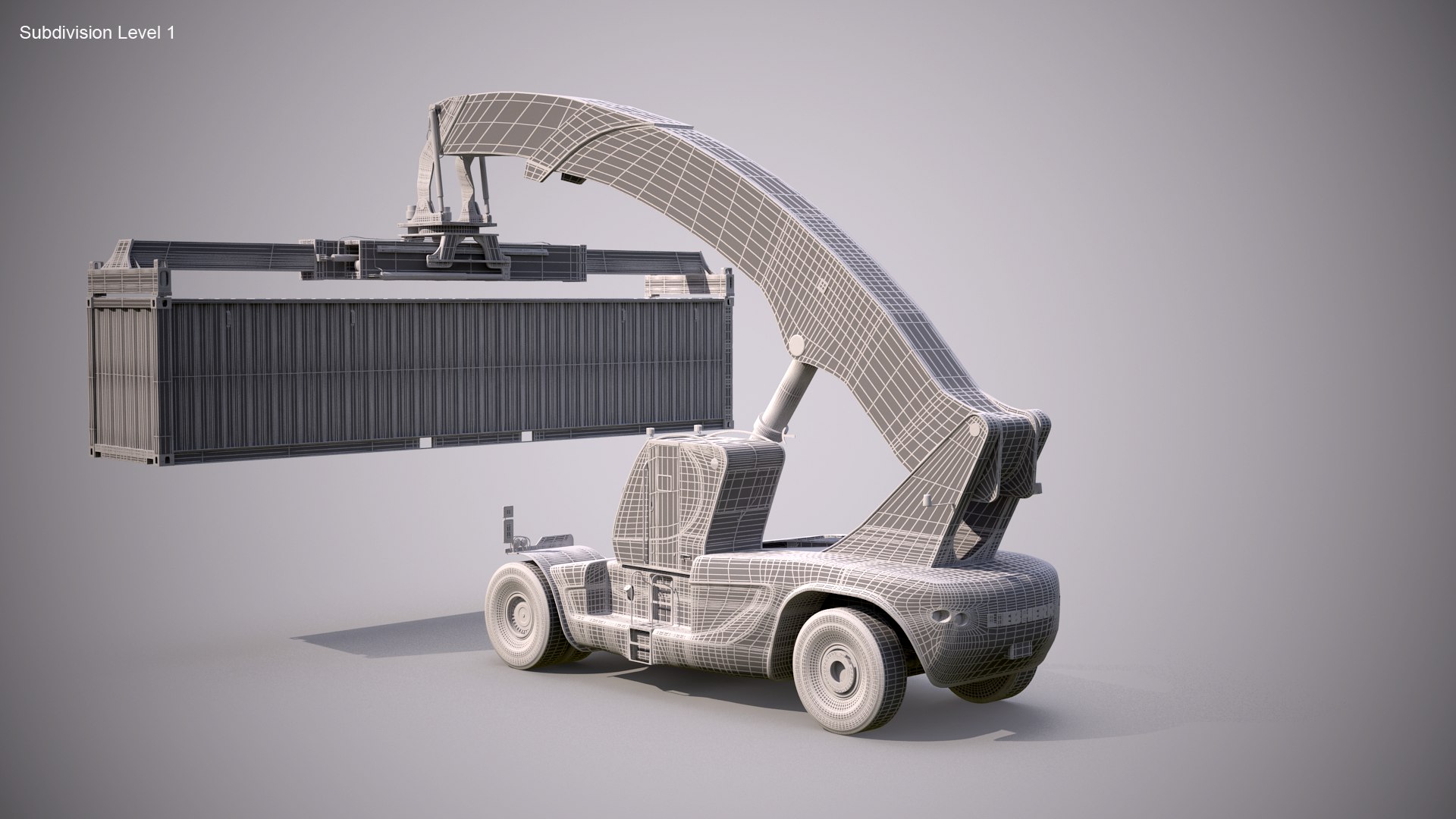 Liebherr Reachstacker Reach 3D Model - TurboSquid 1627295