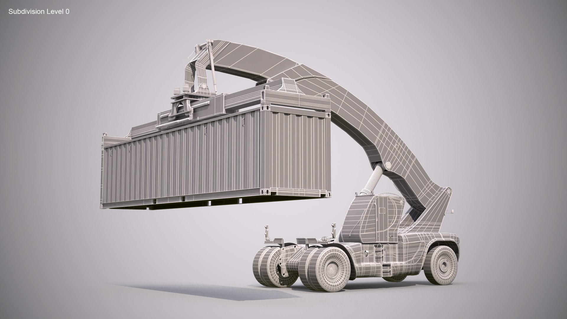 Liebherr Reachstacker Reach 3D Model - TurboSquid 1627295