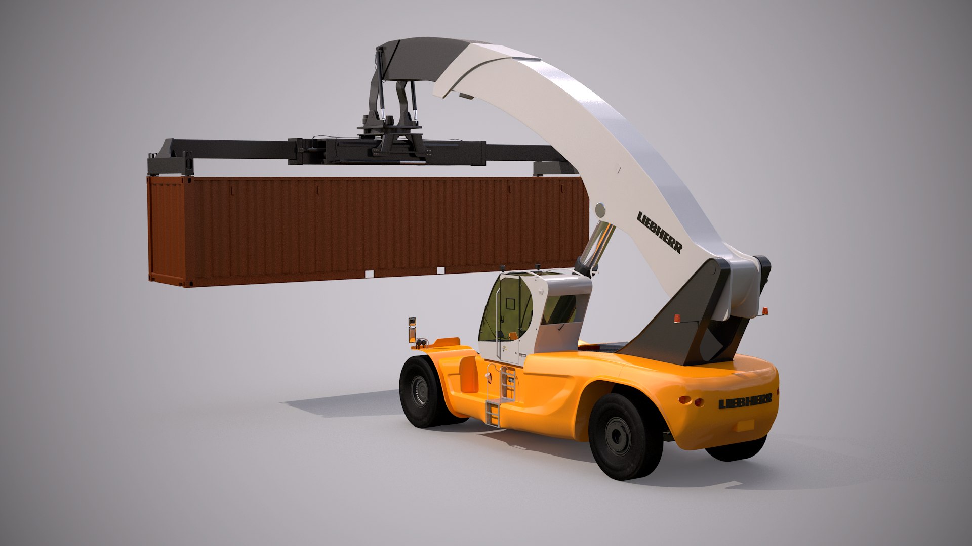 Liebherr Reachstacker Reach 3D Model - TurboSquid 1627295