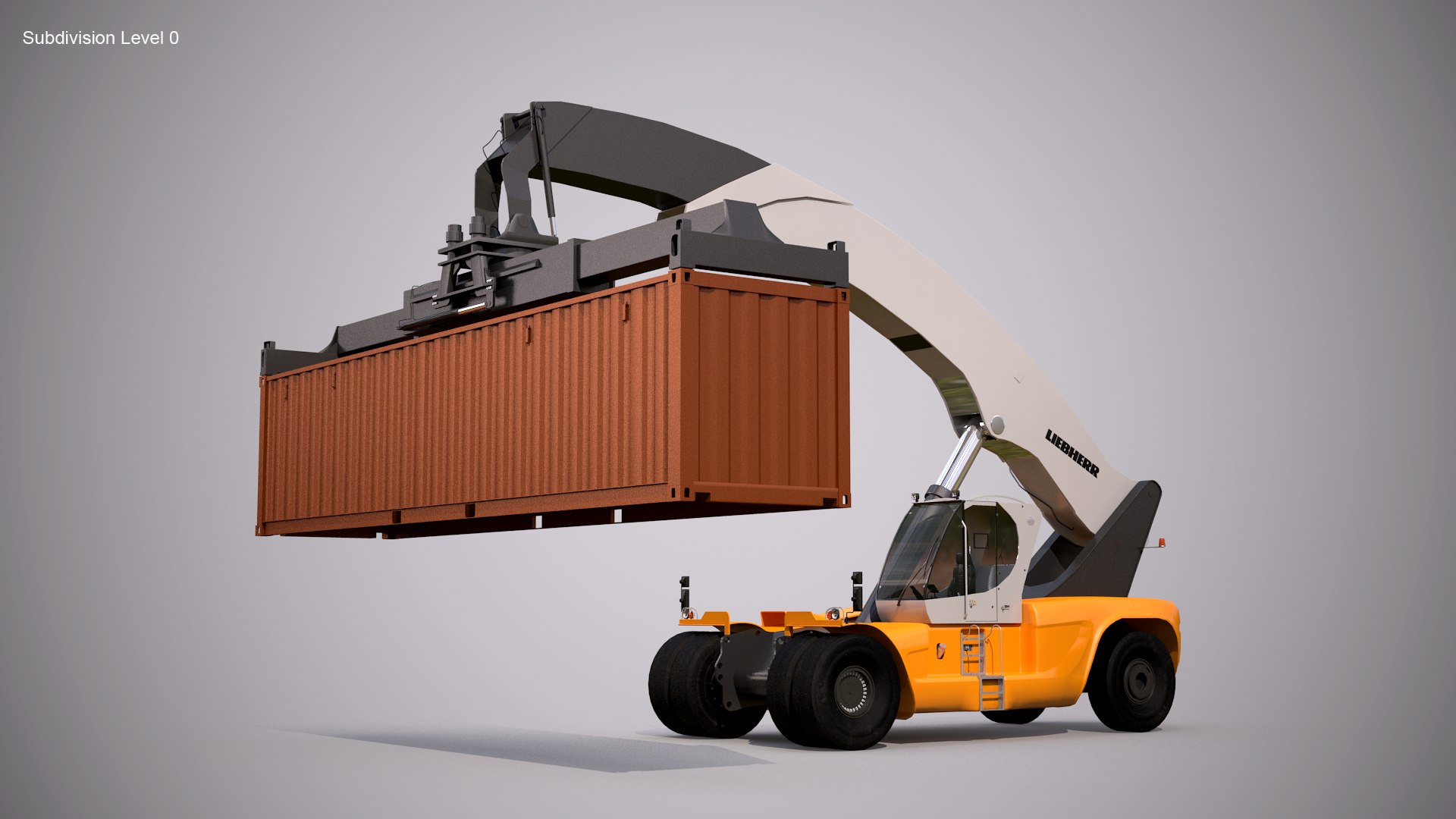 Liebherr Reachstacker Reach 3D Model - TurboSquid 1627295