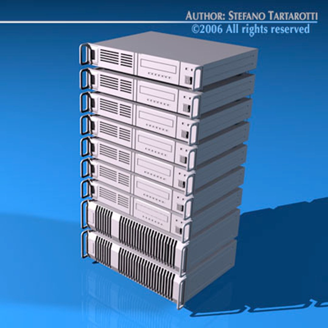 3d Server Rack Model