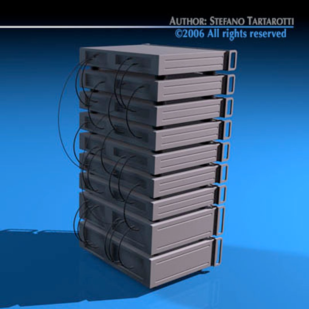 3d Server Rack Model