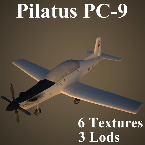 PC-9 3D Models for Download | TurboSquid