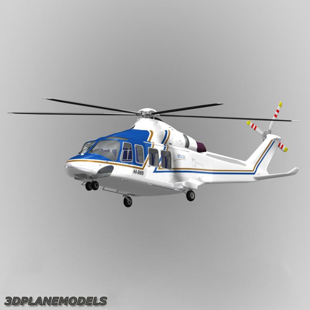 3ds Agusta Westland Aw-139 Royal