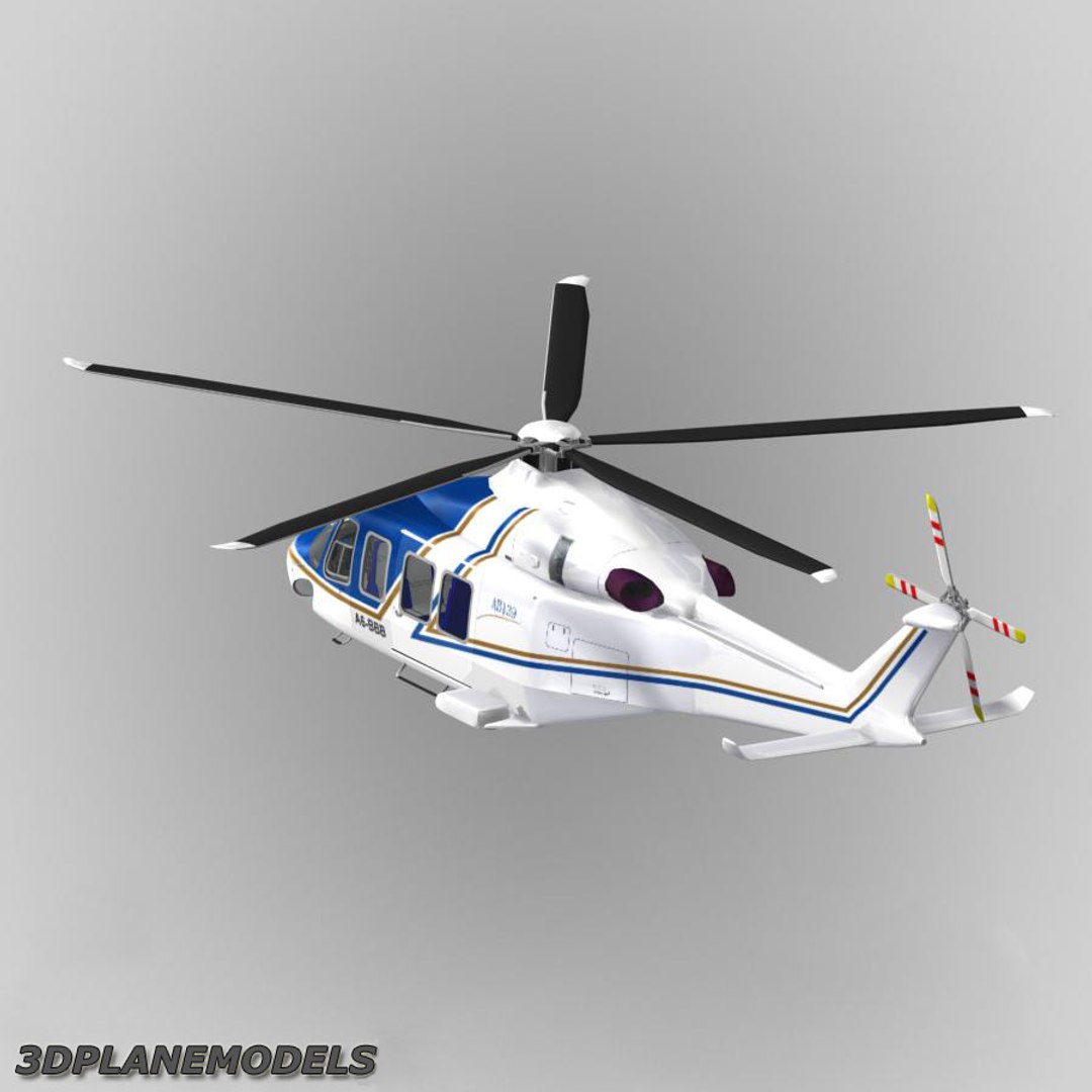 3ds Agusta Westland Aw-139 Royal