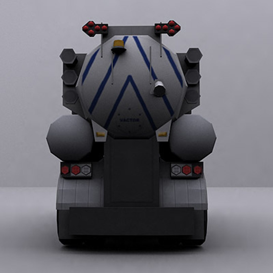 ready jetter truck 3d model