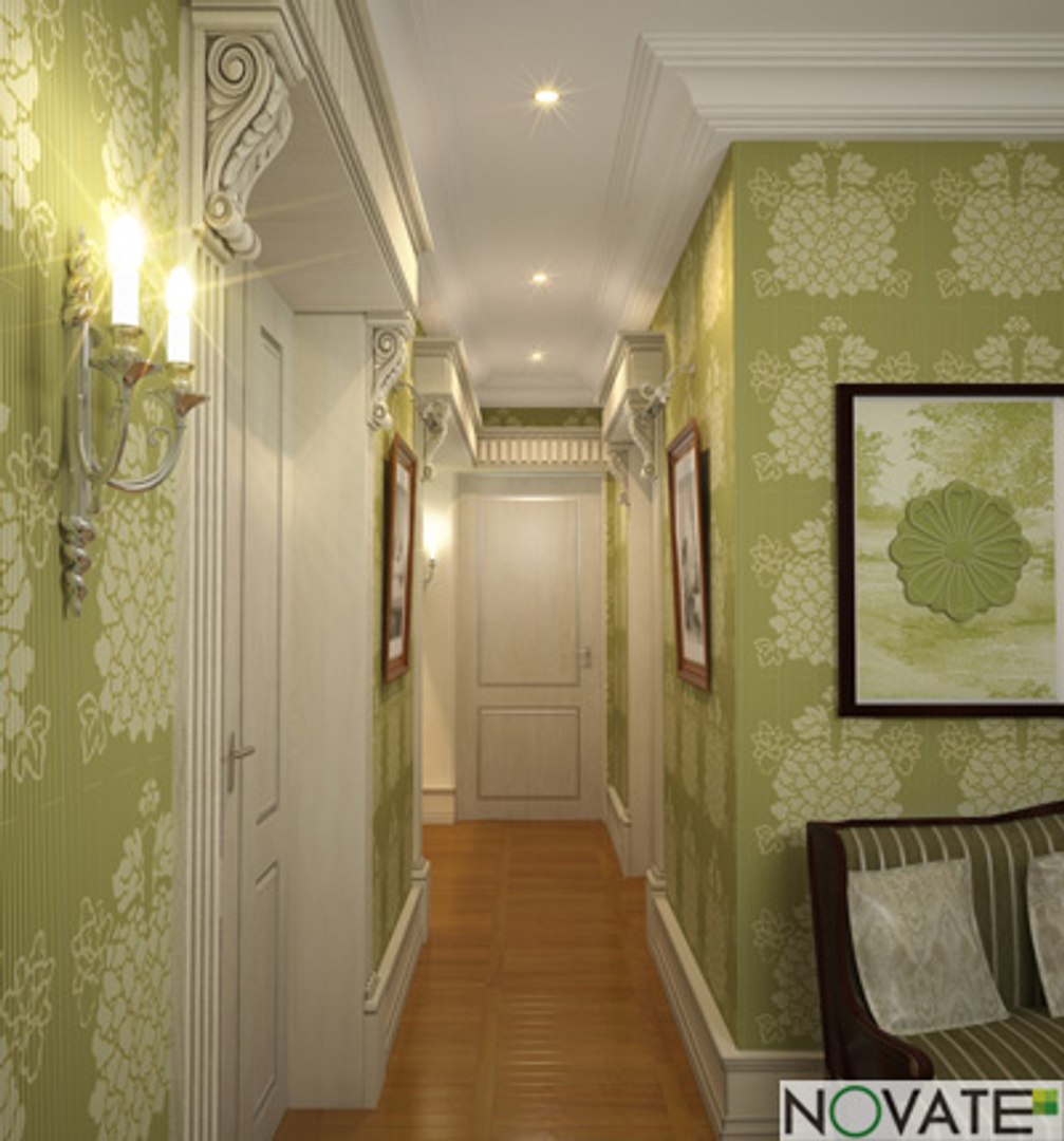 Rendering Classic Corridor 3d Model