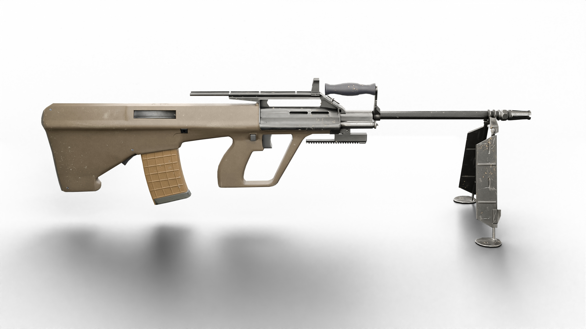 AUG Tactical Rifle Set Game-Ready Bullpup Weapons 3 Variants With PBR ...