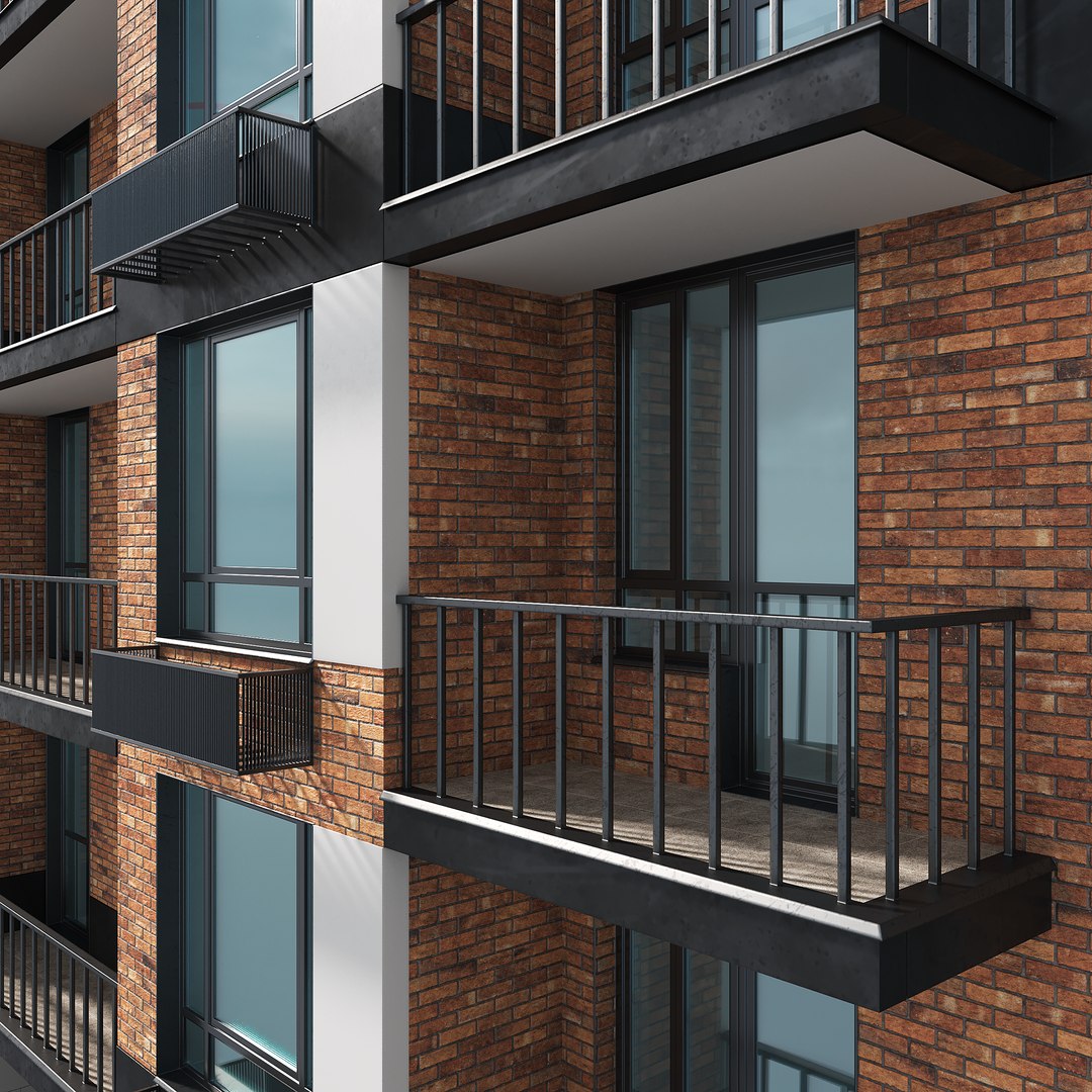 3D Residential Building 003 - TurboSquid 2060197