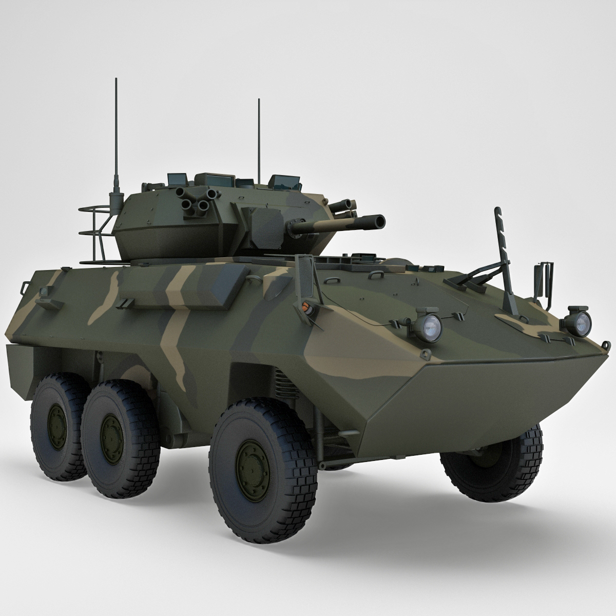 armoured fighting vehicle avgp 3d model