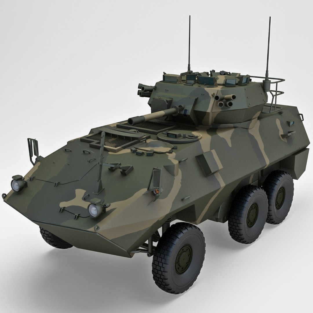 Armoured Fighting Vehicle Avgp 3d Model