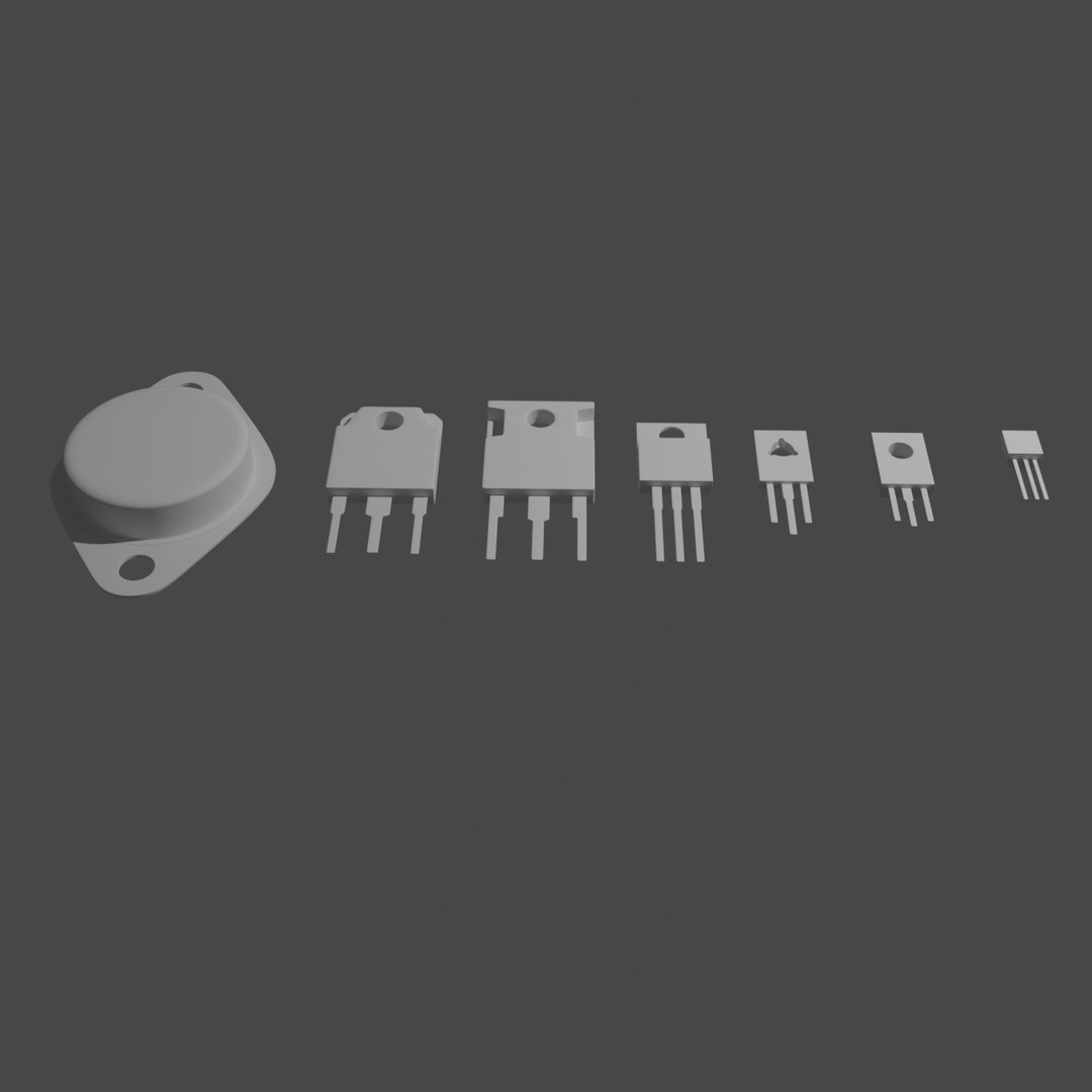 3D Pack Transistor Model - TurboSquid 1437512