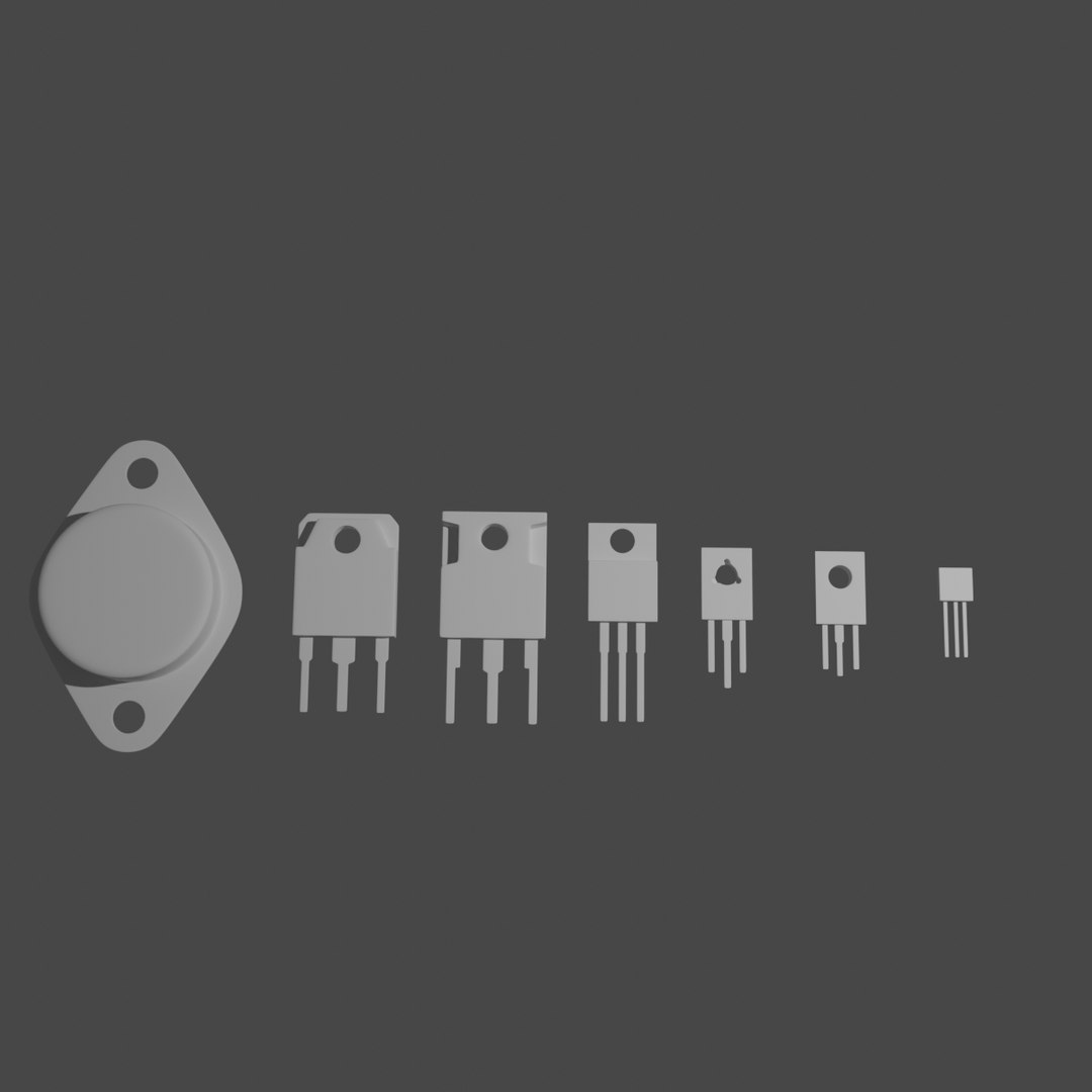 3D Pack Transistor Model - TurboSquid 1437512