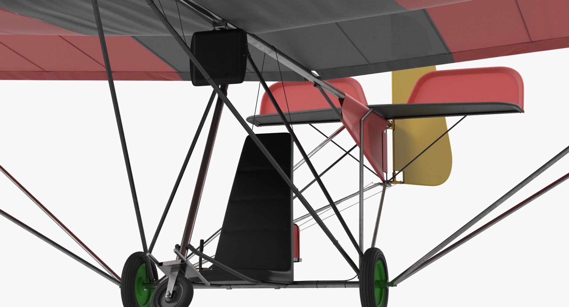 Ultralight Aircraft Chotia Weedhopper 3d Model