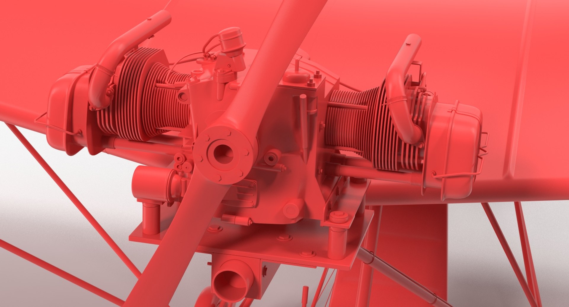 Ultralight Aircraft Chotia Weedhopper 3d Model