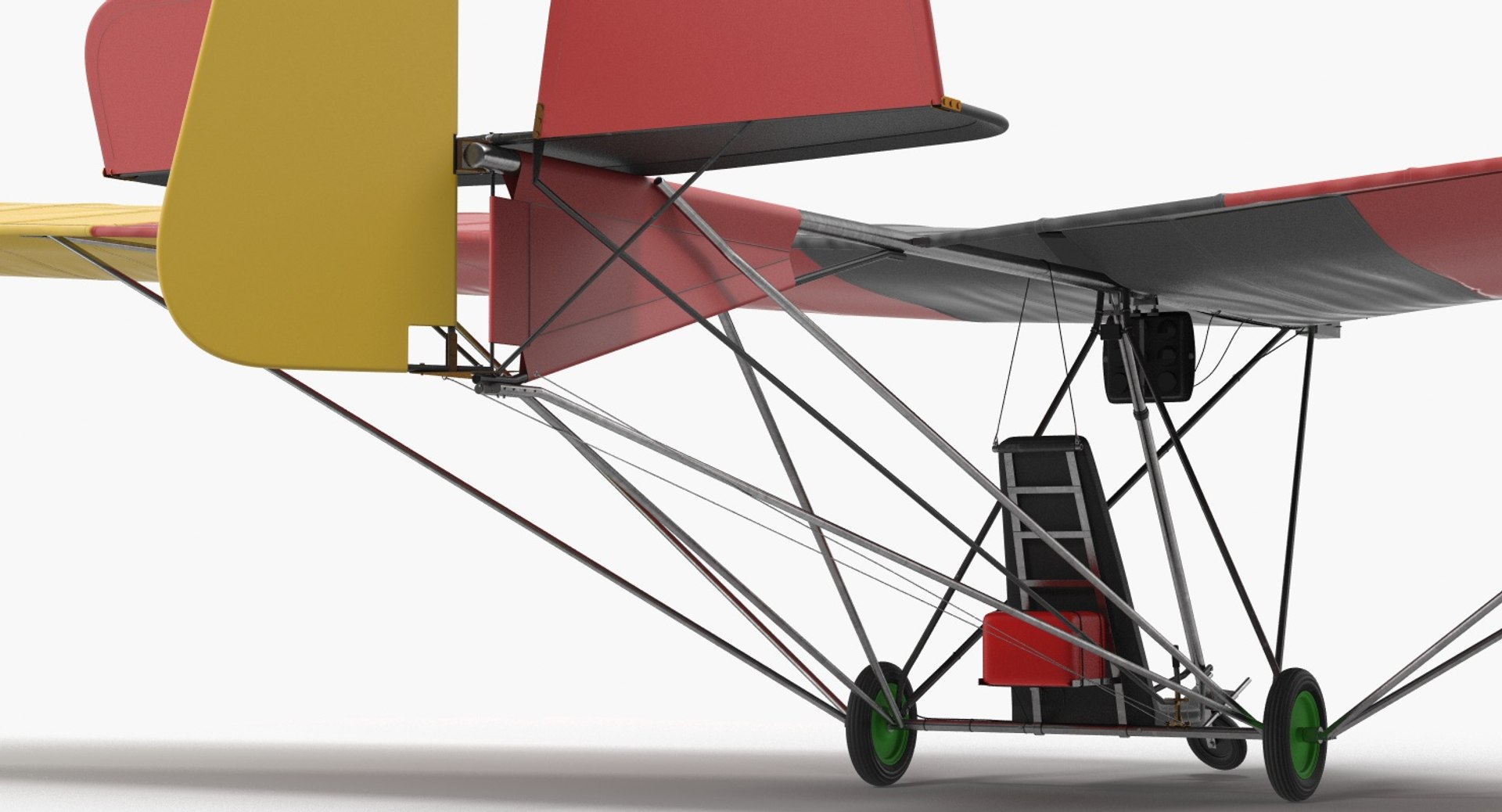 Ultralight Aircraft Chotia Weedhopper 3d Model