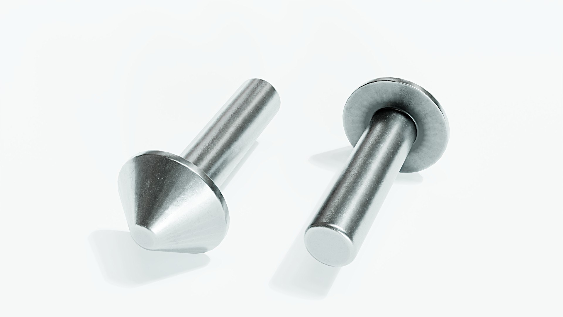 3D model Collection of 21 rivets pins studs and washers - TurboSquid ...