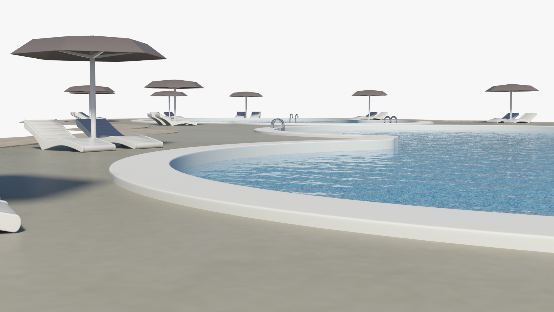Swimming Pool 3d Model