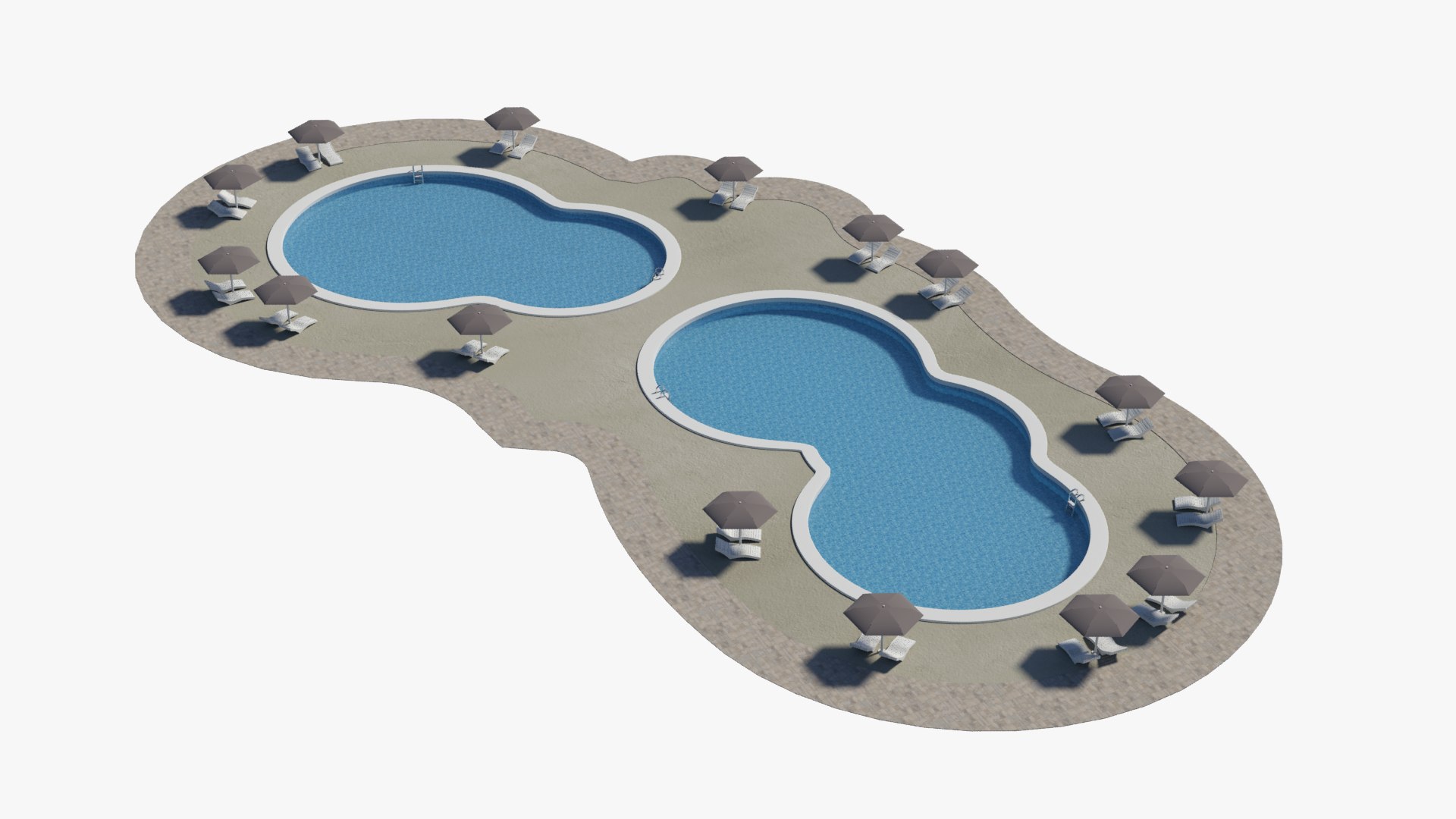 Swimming Pool 3d Model