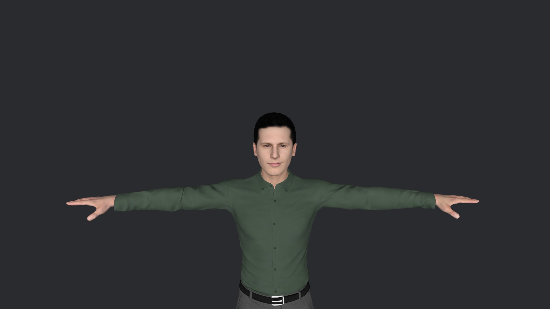 Andy Sandberg Hyper Realistic Full Body Fully Rigged 3D Character 3D ...