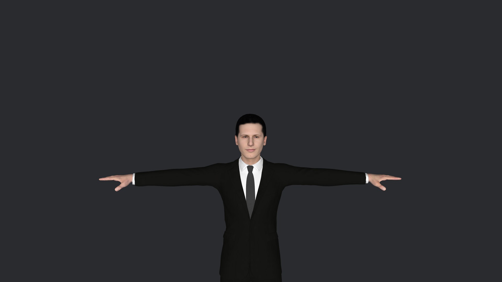 Andy Sandberg Hyper Realistic Full Body Fully Rigged 3D Character 3D ...