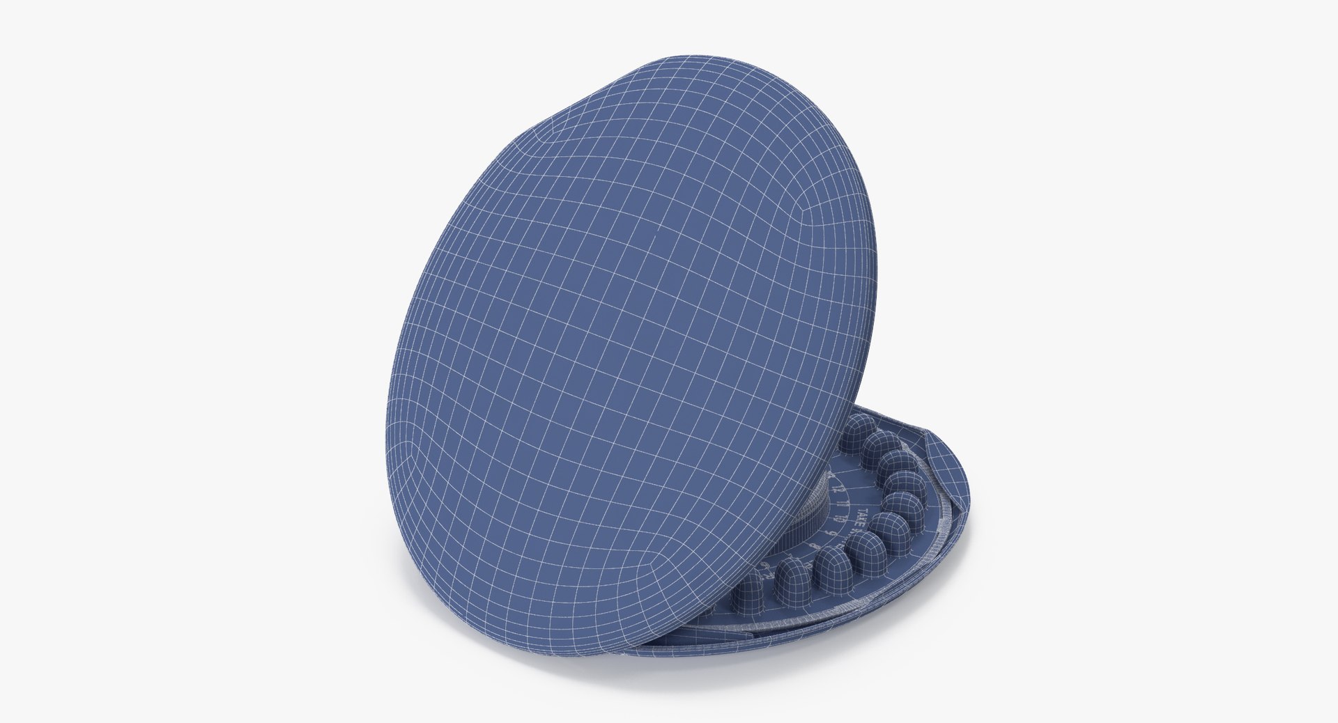 3d Birth Control Pill Package Model