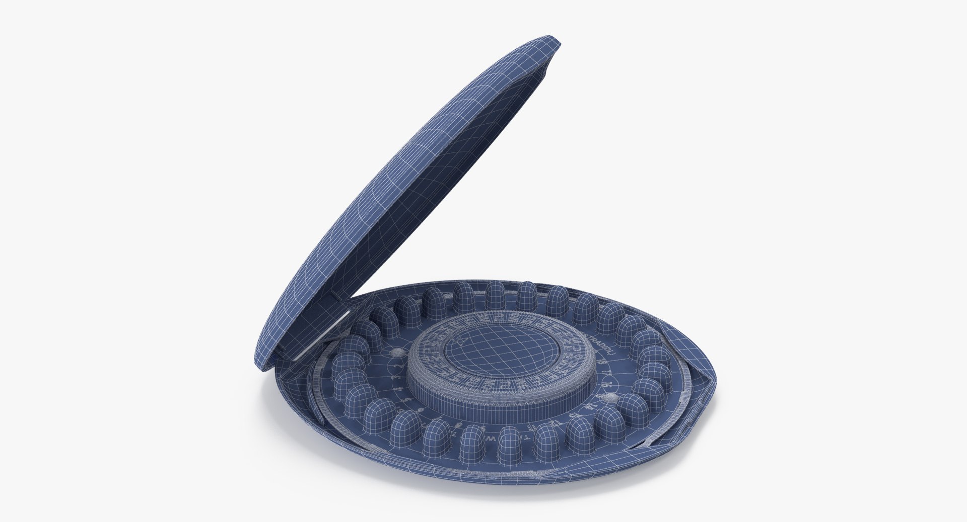 3d Birth Control Pill Package Model