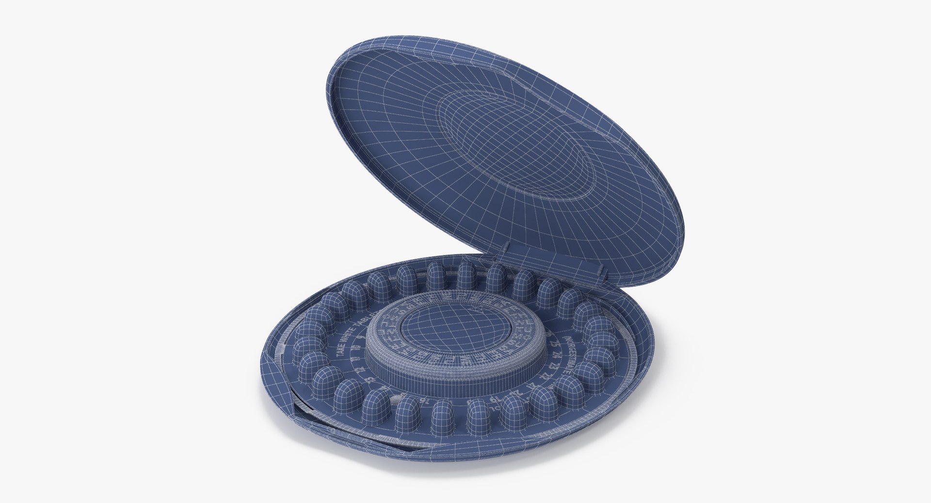 3d Birth Control Pill Package Model