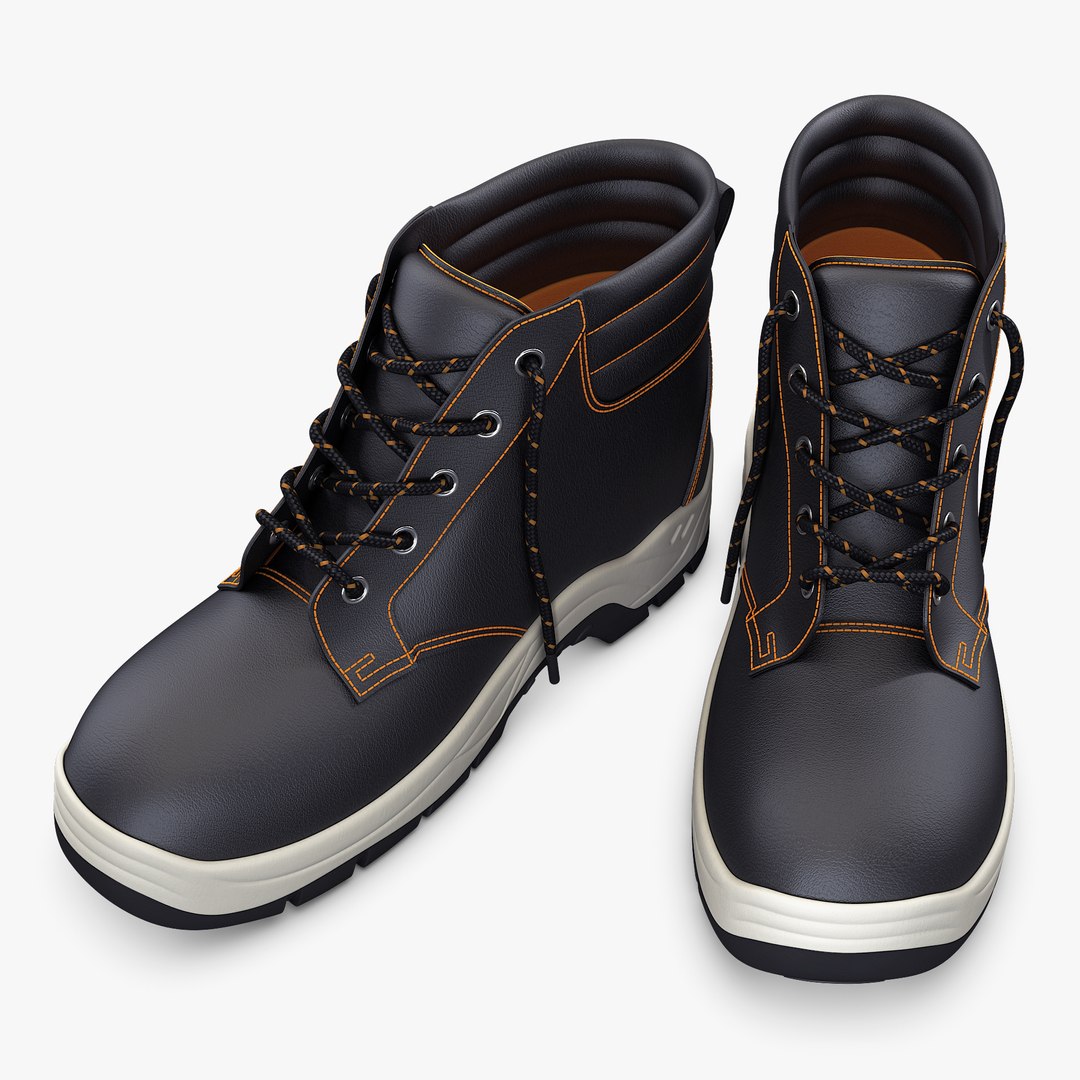 3D Safety Work Boots M 1 Model - TurboSquid 2000254