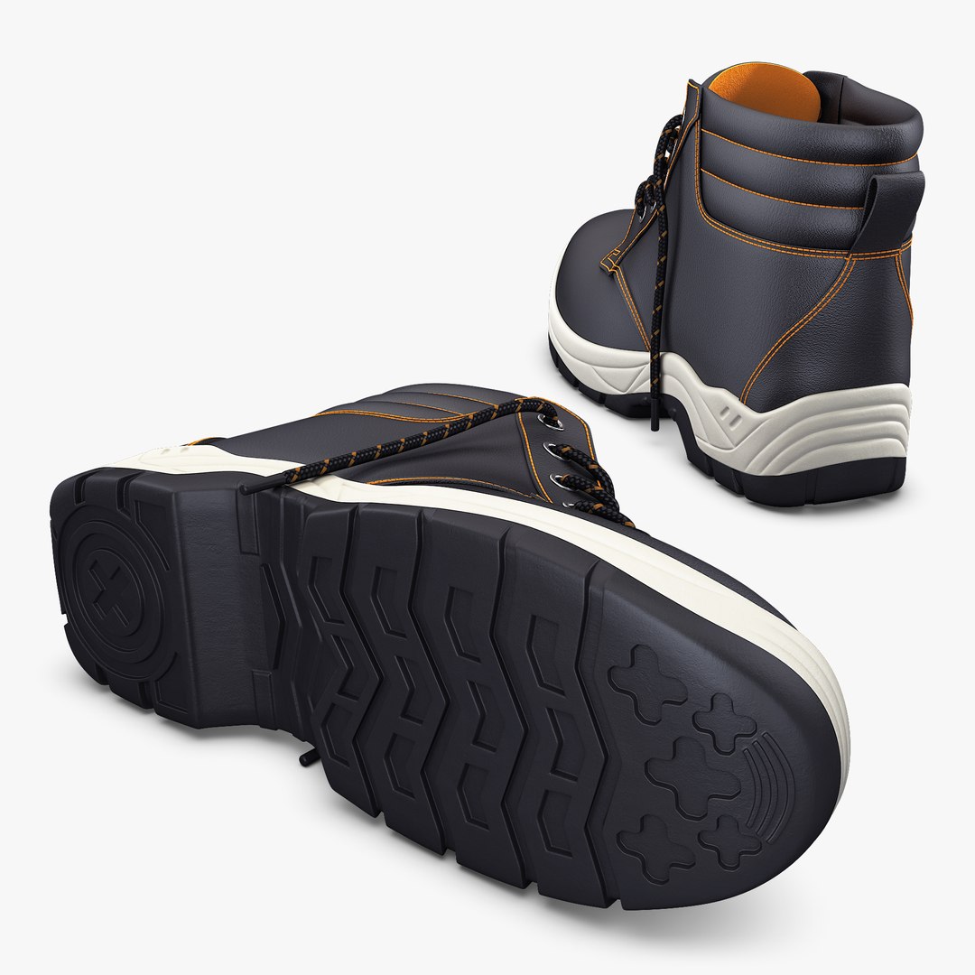 3D Safety Work Boots M 1 Model - TurboSquid 2000254