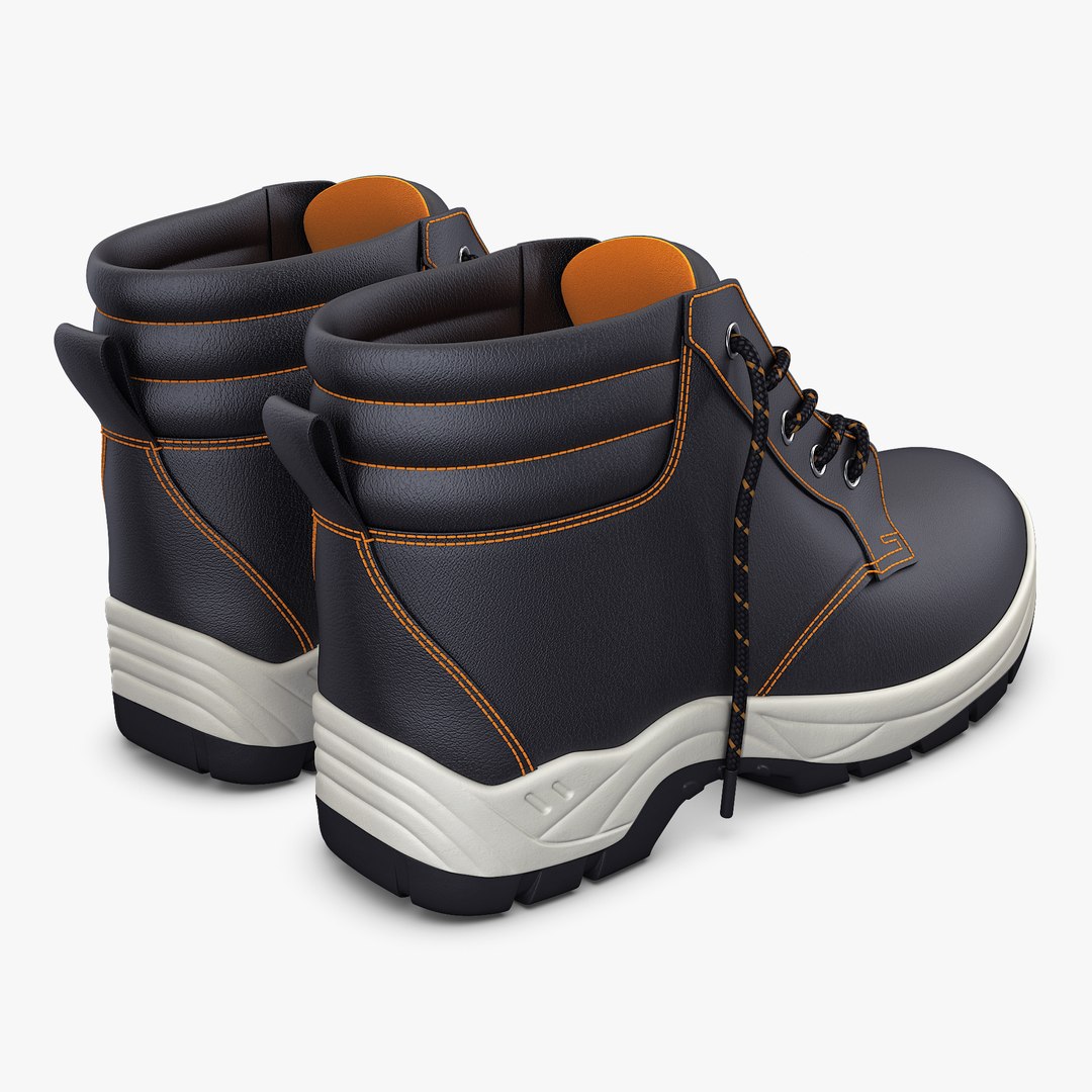 3D Safety Work Boots M 1 model - TurboSquid 2000254