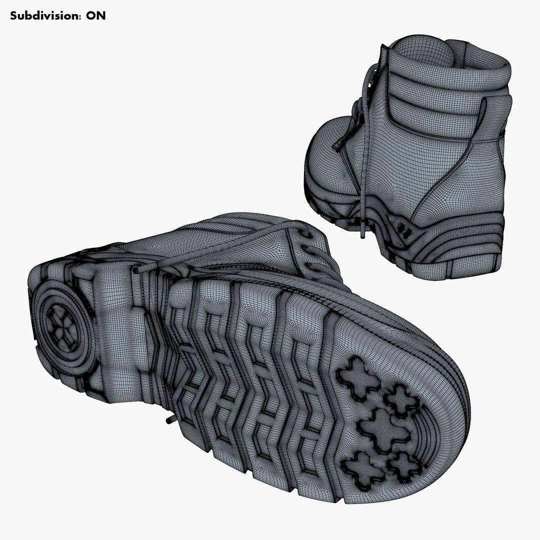 3D Safety Work Boots M 1 Model - TurboSquid 2000254