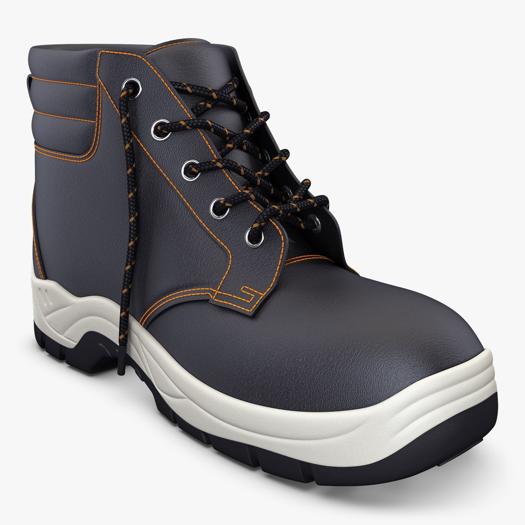 3D Safety Work Boots M 1 Model - TurboSquid 2000254