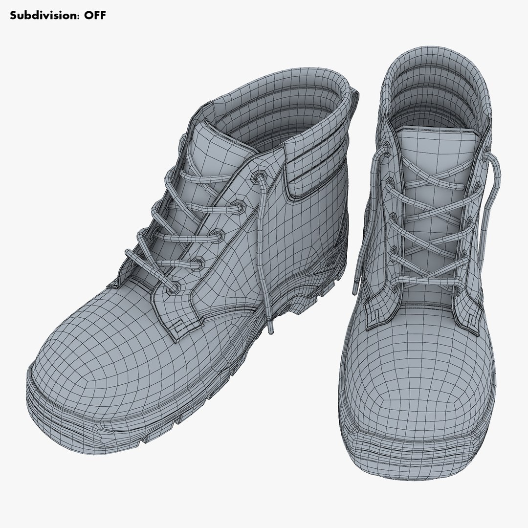 3D Safety Work Boots M 1 Model - TurboSquid 2000254