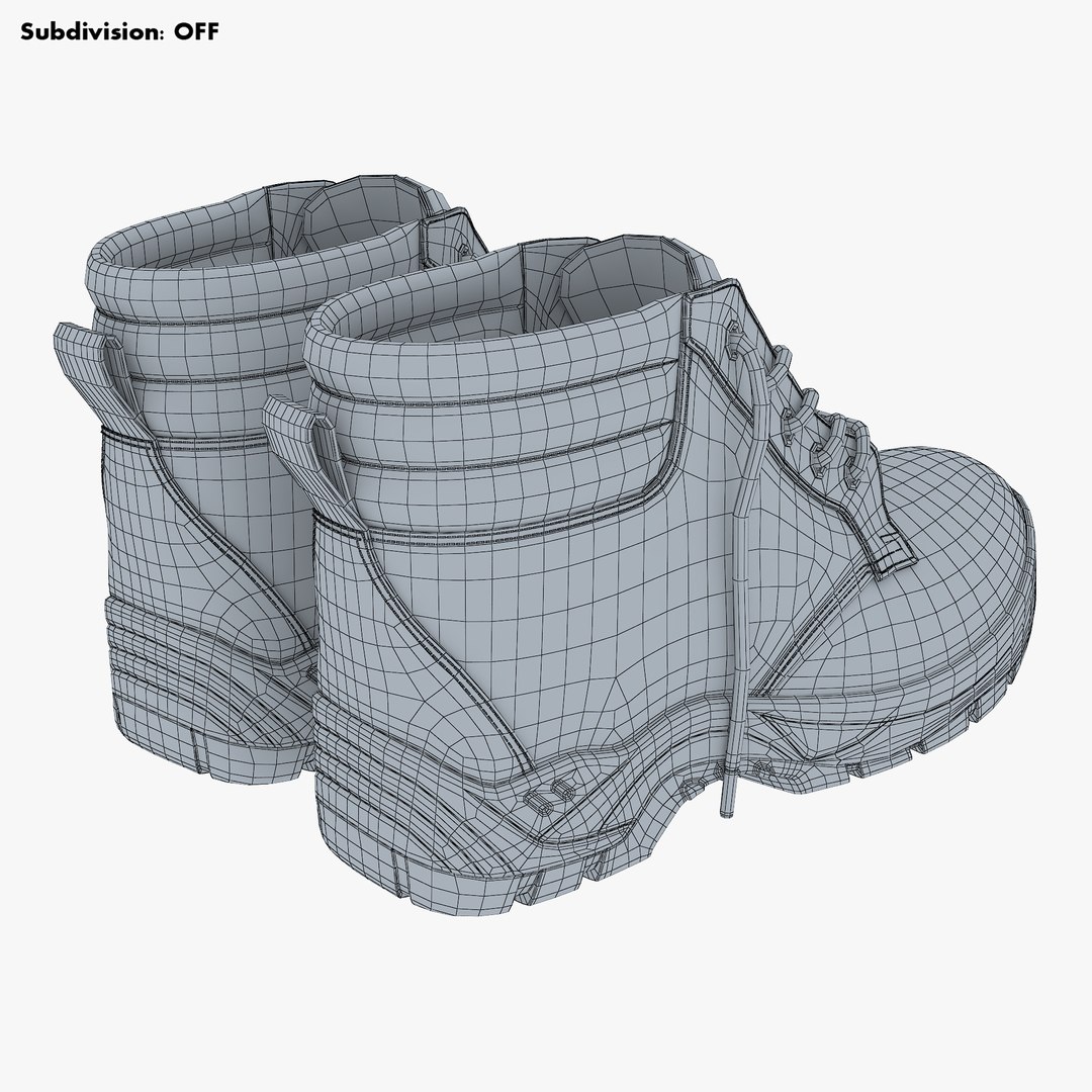 3D Safety Work Boots M 1 Model - TurboSquid 2000254