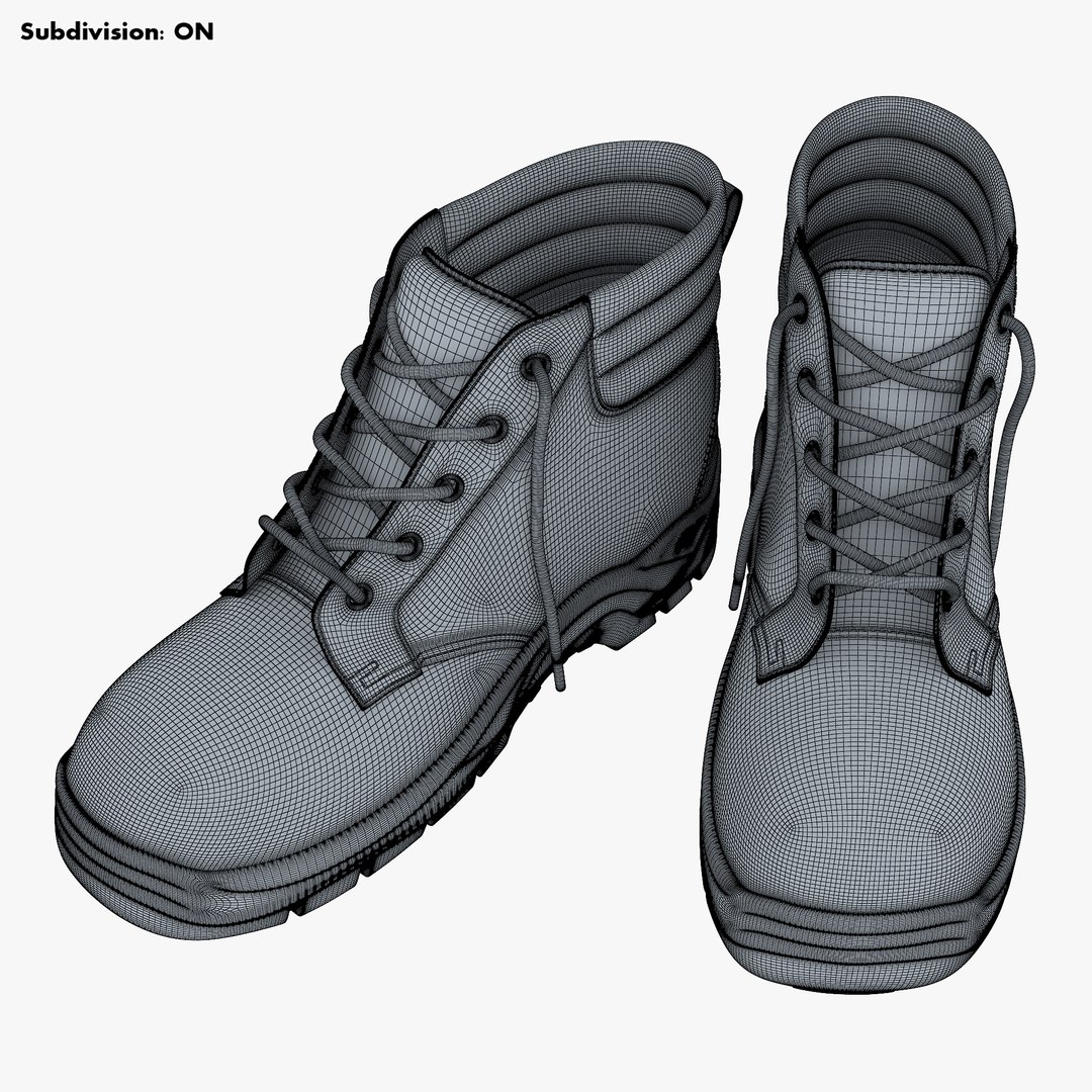 3D Safety Work Boots M 1 Model - TurboSquid 2000254