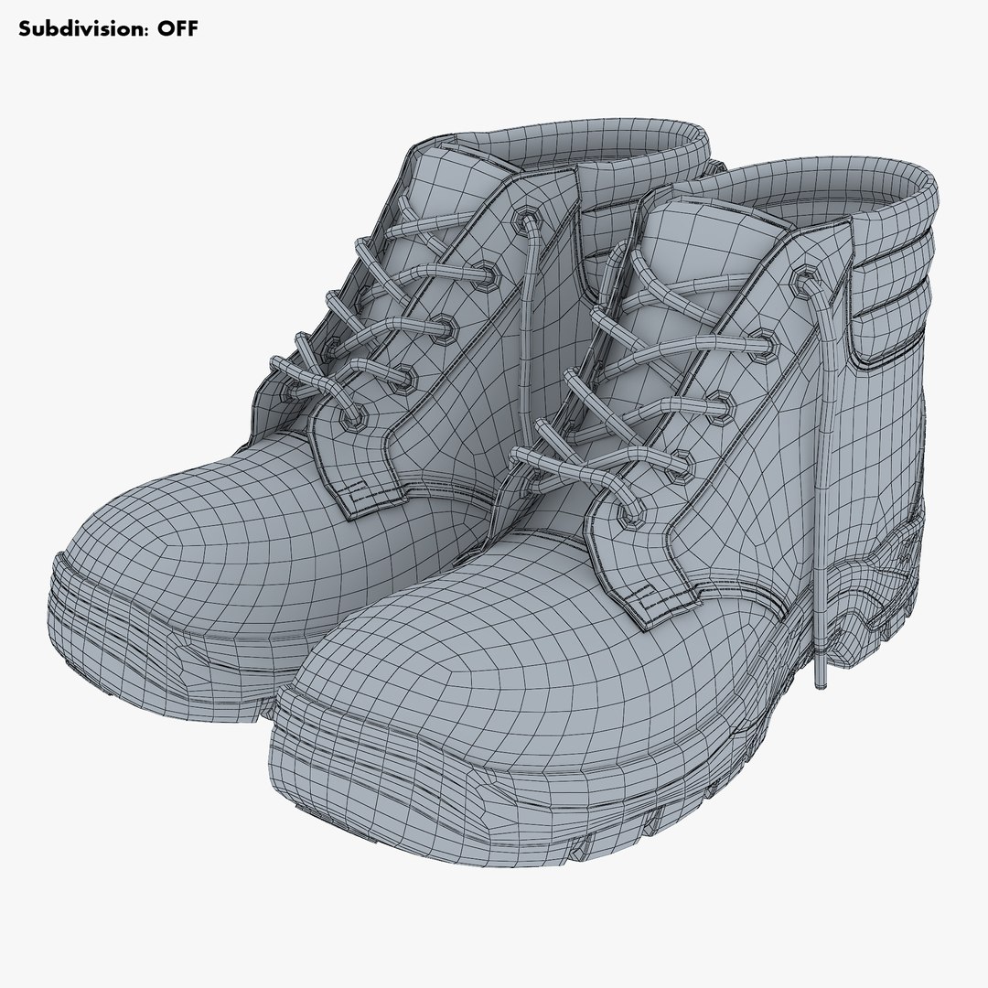 3D Safety Work Boots M 1 Model - TurboSquid 2000254