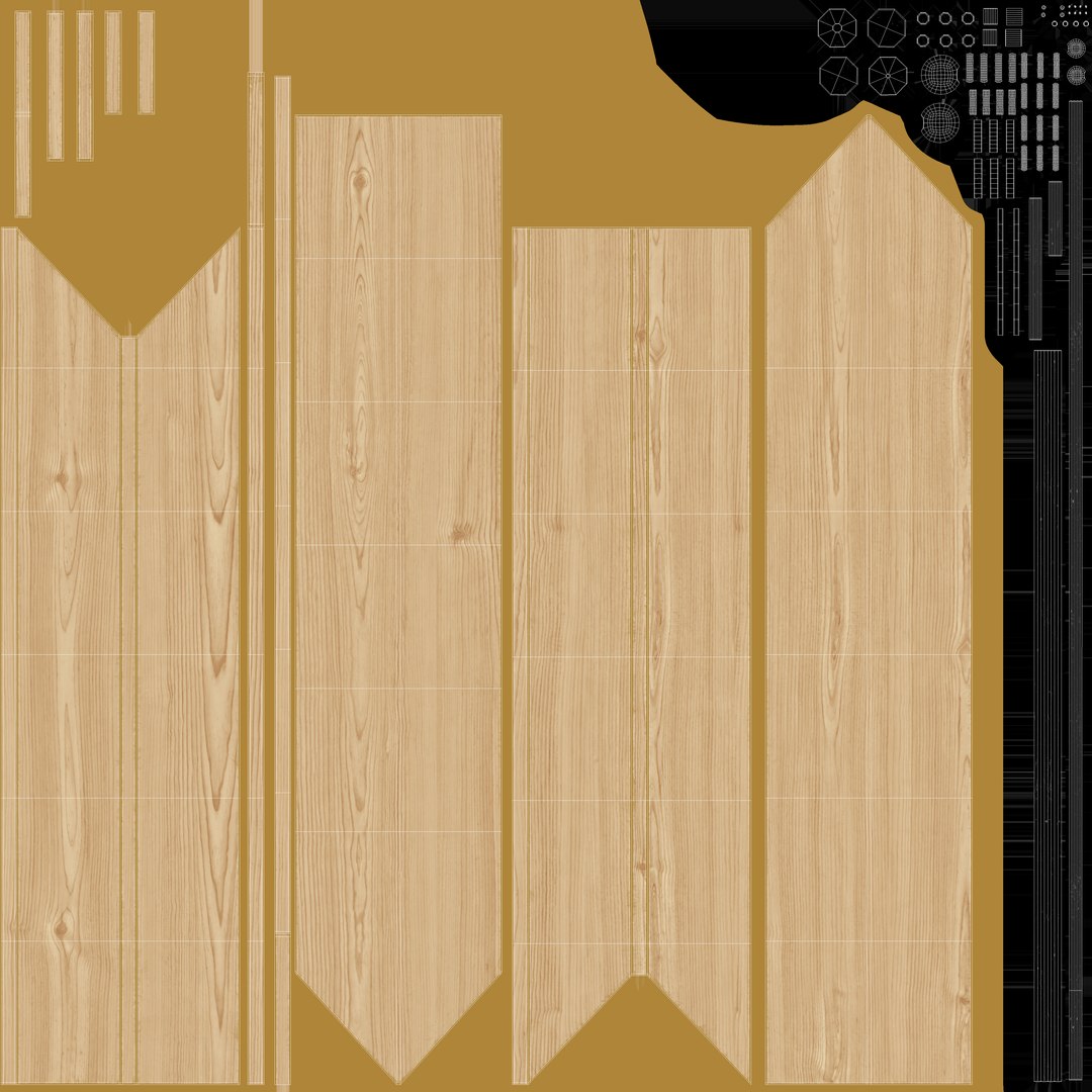 Hanging Wooden Board 1 3D Model - TurboSquid 2178319