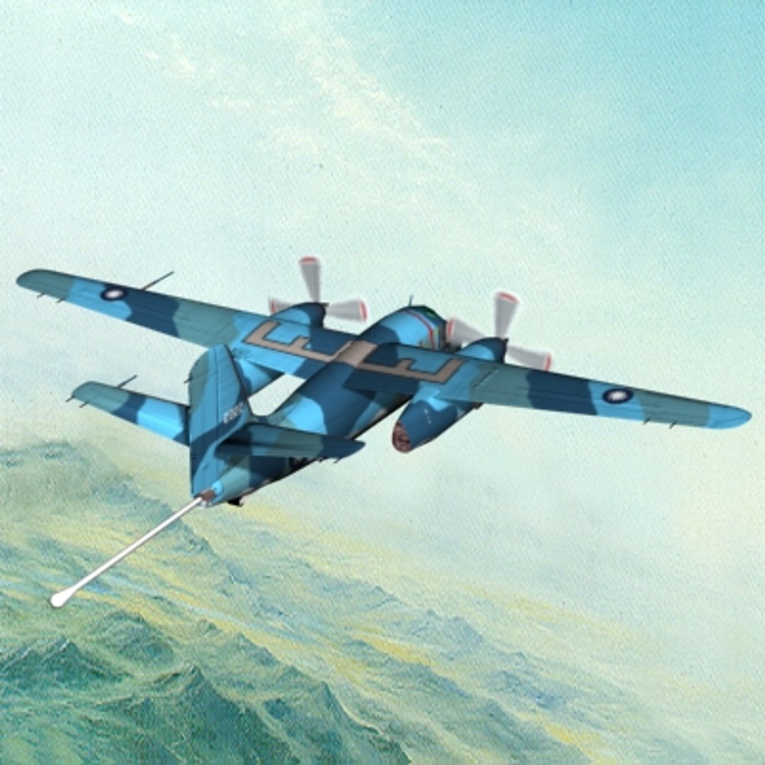 3d Model Of Tracker Aircraft